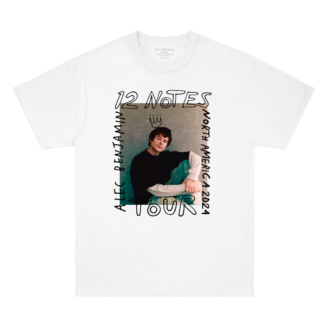 12 Notes Photo Tour Tee – Alec Benjamin