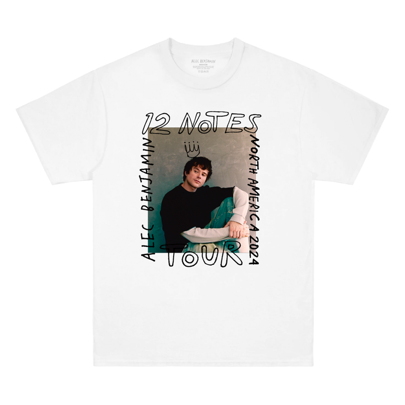 12 Notes Photo Tour Tee – Alec Benjamin
